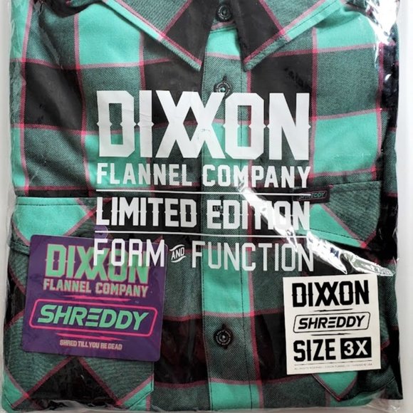 DIXXON | Shirts | Dixxon Flannel The Shreddy 2 Collab Limited Edition ...